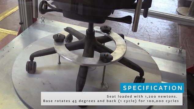 Seating and chair furniture testing at FIRA… | FIRA International