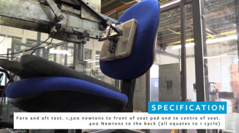 Seating and chair furniture testing at FIRA… | FIRA International